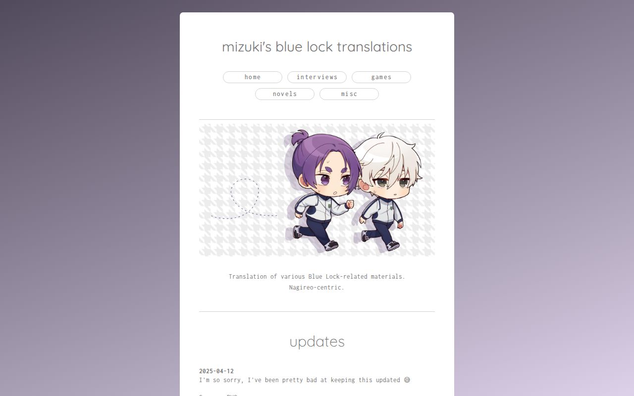 mizuki's blue lock translations